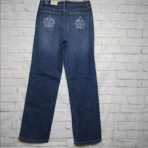 Talbots | Jeans | Nwt Talbots Jeans 2 Bootcut Jeans 12 Embellished ...